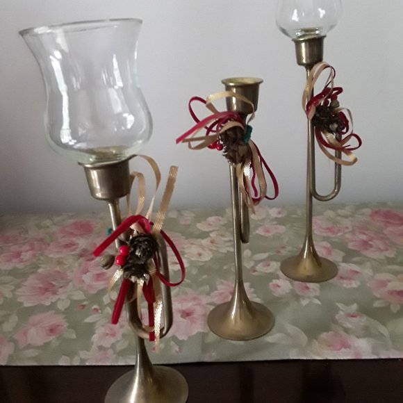 Christmas Around The World | Holiday | Vintage Set Of Three Solid Brass ...